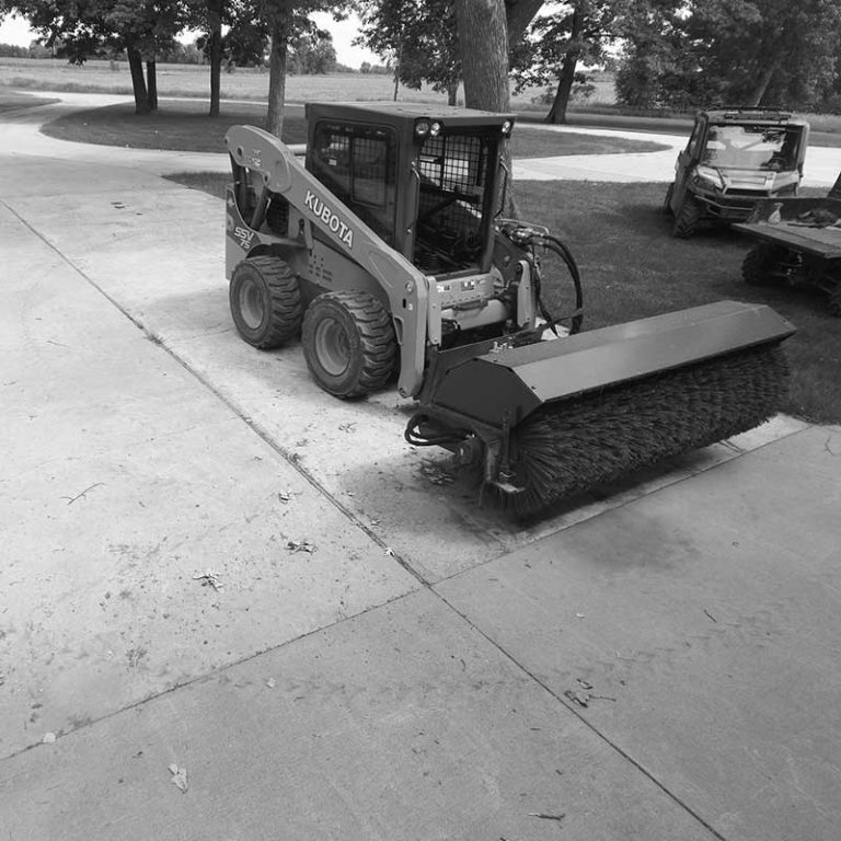 HYDRAULIC ANGLE SWEEPER | Greenwood Equipment - Skid Steer Attachments ...