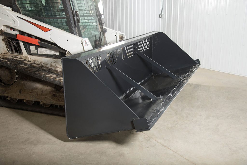 SNOW AND MATERIALS BUCKET | Greenwood Equipment - Skid Steer ...